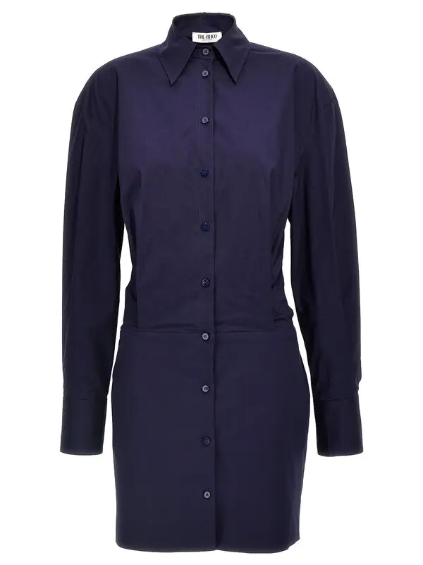 Attico Mini Chemisier Dress - Blue