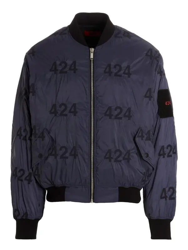 424 Reversible Logo Bomber Jacket - Multi