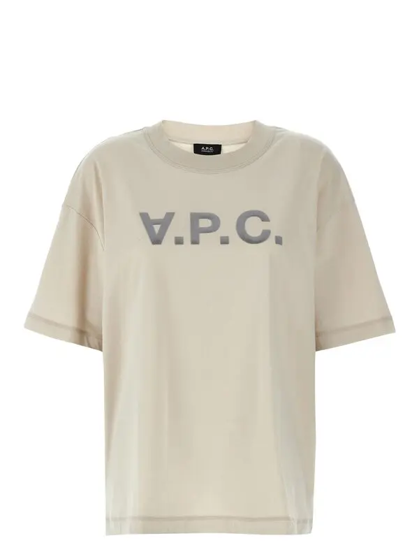A.p.c. Oversize Grand Vpc T-shirt - Beige