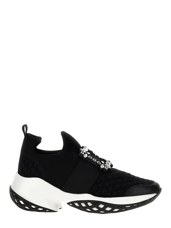ROGER VIVIER Viv' Run Sneakers - Black