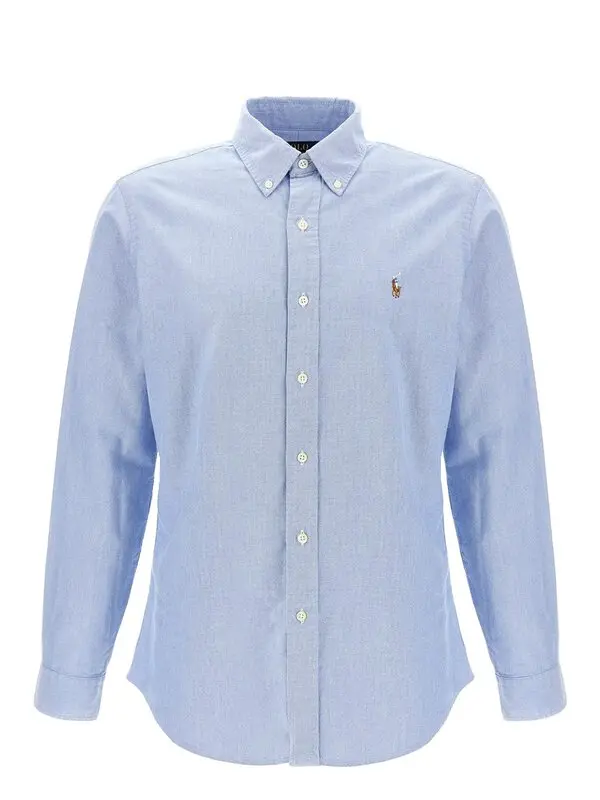 Polo Ralph Lauren Oxford' Shirt - Light Blue