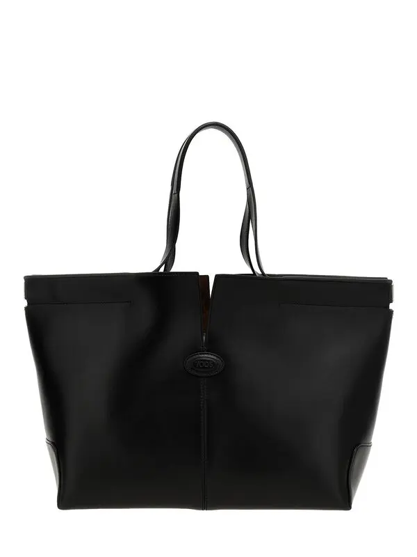 TOD'S Di Bag Folio' Shopping Bag - Black