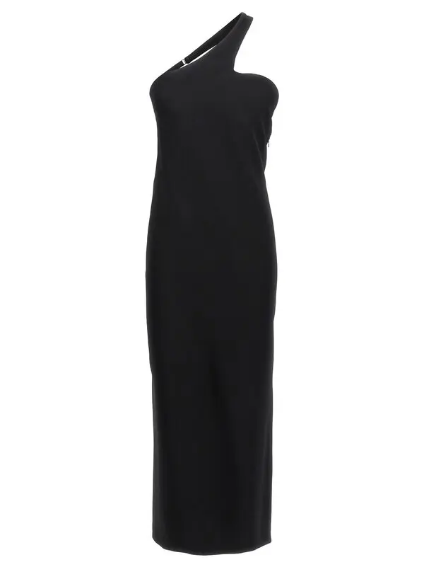 Sportmax Molise Stretch Viscose Dress - Black