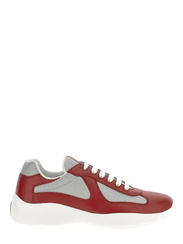 Prada America's Cup Sneakers - Red