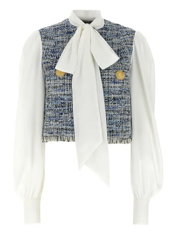 Balmain Tweed Shirt - Multi