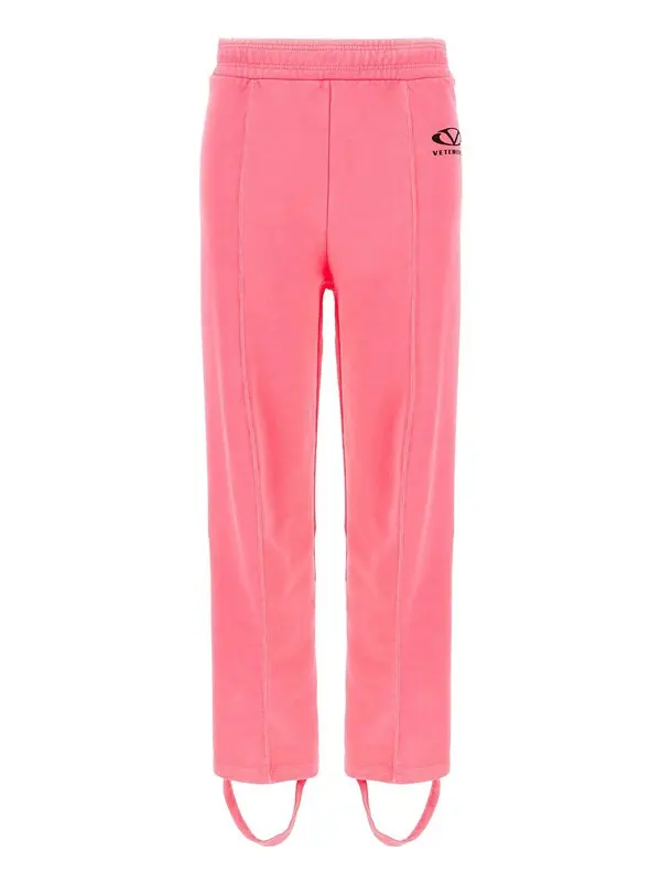 Vetements Oval Logo Joggers - Pink