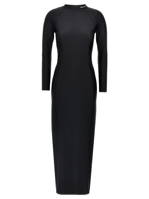 Alexander Wang Technical Fabric Midi Dress - Black