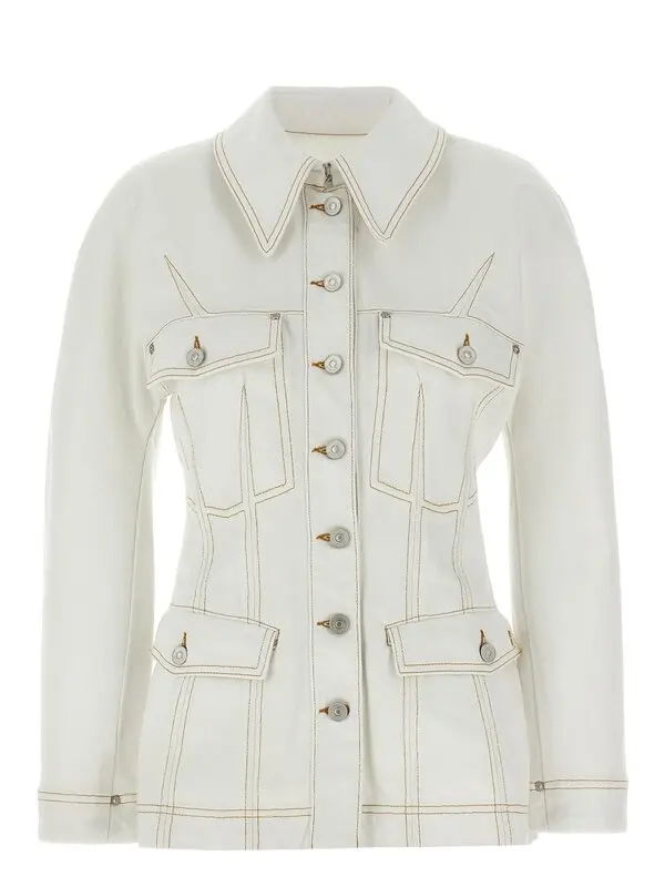 Givenchy Denim Jacket - White