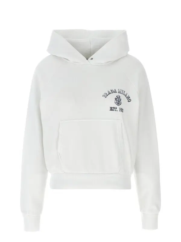 Prada Vintage Hoodie - White