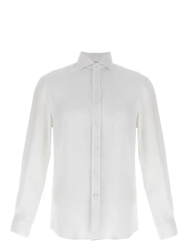 Brunello Cucinelli Linen Shirt - White