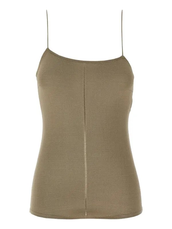 LEMAIRE Openwork Camisole Top - Beige