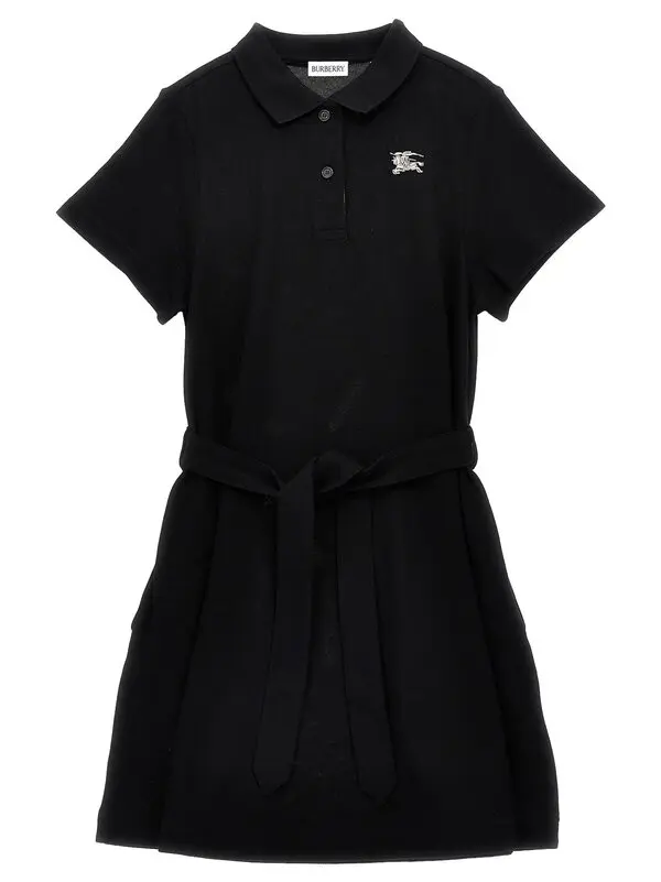 Burberry Astrid' Cotton Piqué Polo Dress - Black