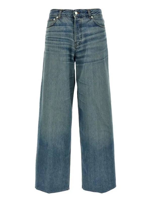 HAIKURE Bethany Denim Trousers - Blue