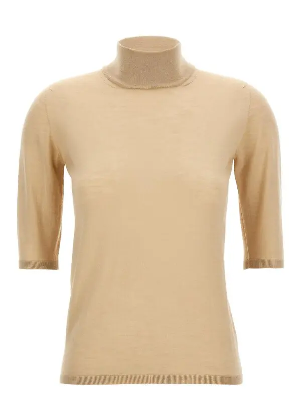Max Mara Cecina Turtleneck Sweater - Beige
