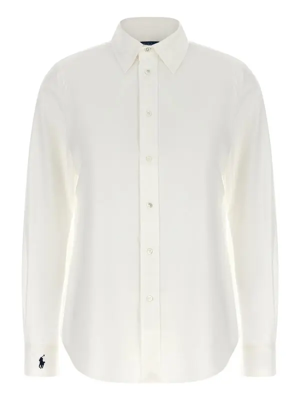 Polo Ralph Lauren Logo Embroidery Shirt - White