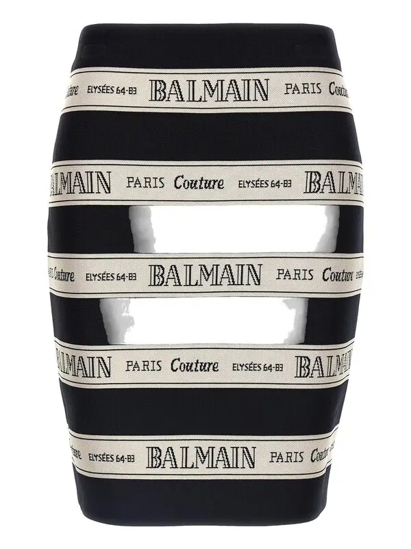 Balmain Nastro Skirt - Black