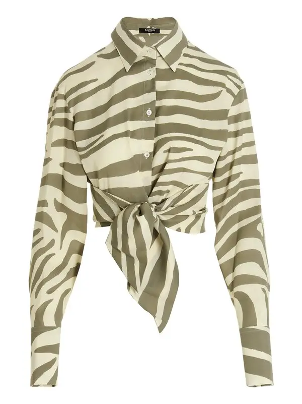 Balmain Zebra Shirt - Multi