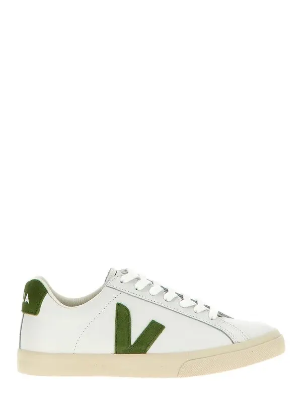 VEJA Esplar Low-top Leather Sneakers - Green