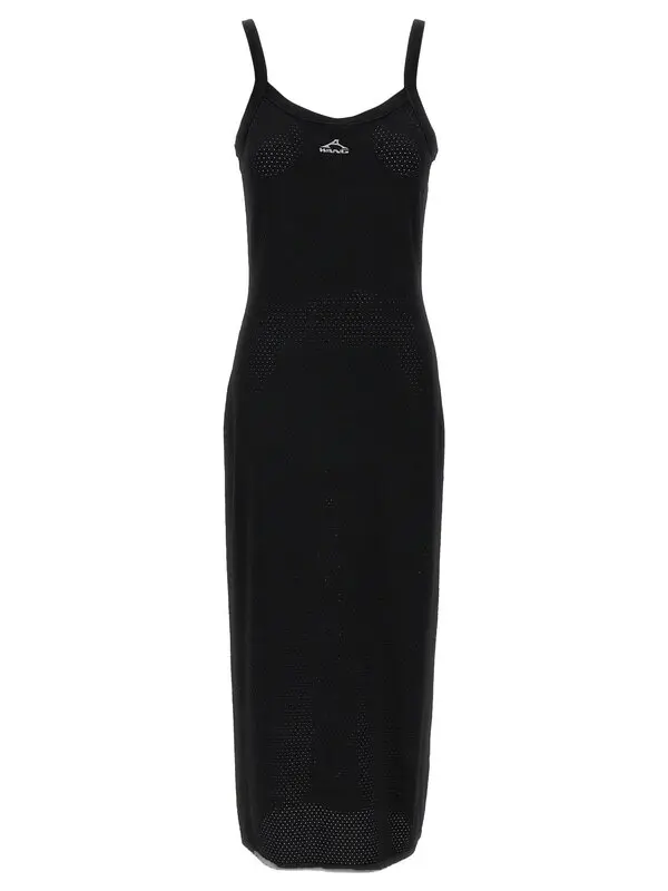 Alexander Wang Openwork Mesh Dress - Black