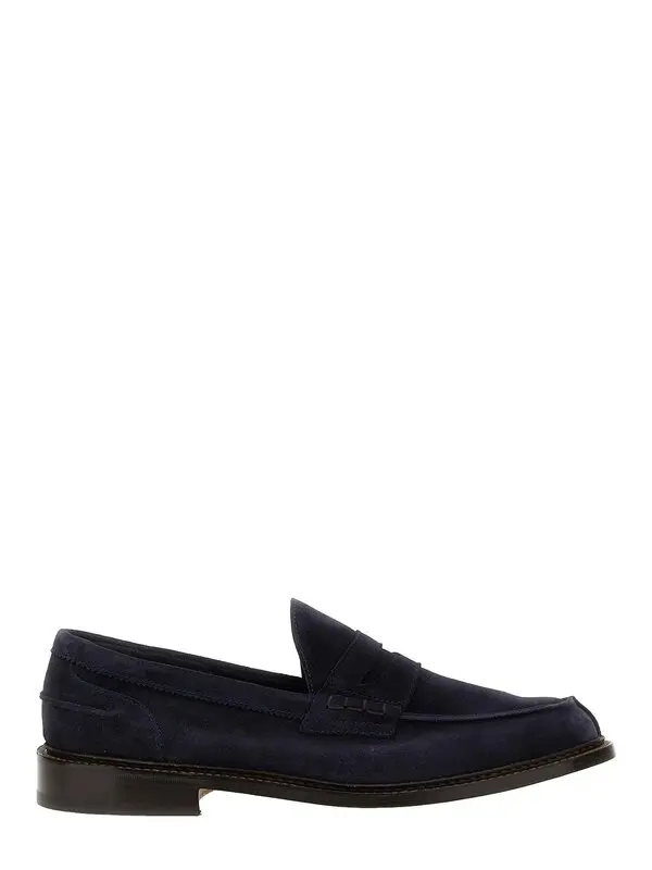 TRICKER'S Adam Suede Loafers - Blue