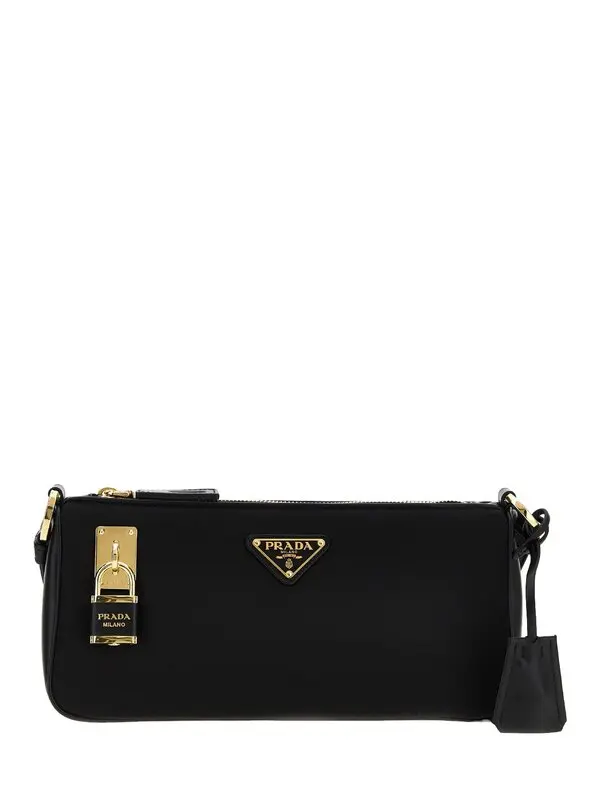 Prada Re-nylon Small Shoulder Bag - Black