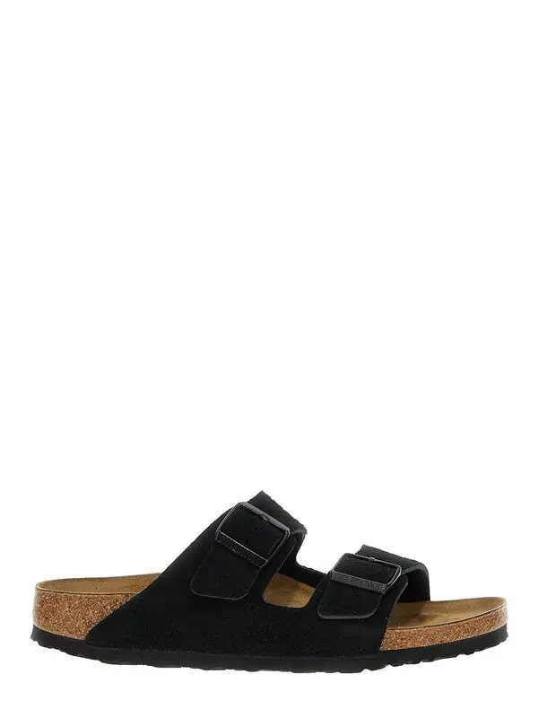 BIRKENSTOCK Arizona Bs Suede Sandals - Black