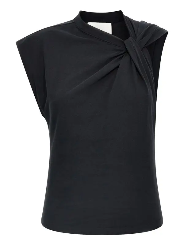 Isabel Marant Étoile Nayda Cotton Top - Black