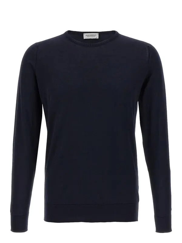 John Smedley Hatfield Sea Island Cotton Sweater - Blue