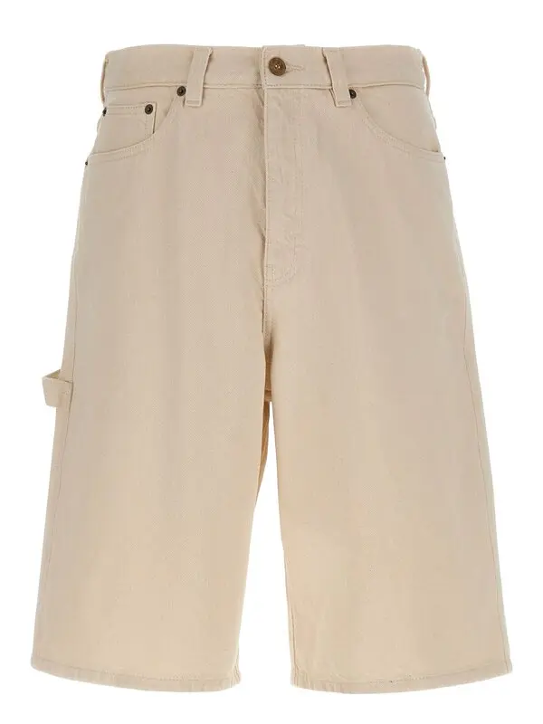 A.p.c. Westland Denim Bermuda Shorts - Beige