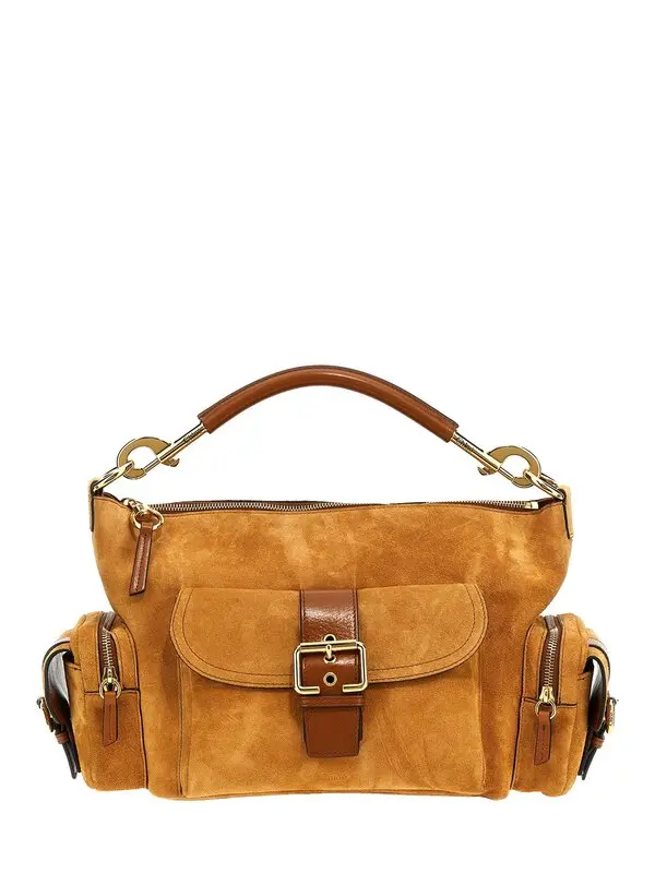 Chloé Suede Camera Bag Shoulder Bag - Brown