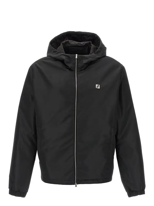 Fendi Logo Blouson - Black