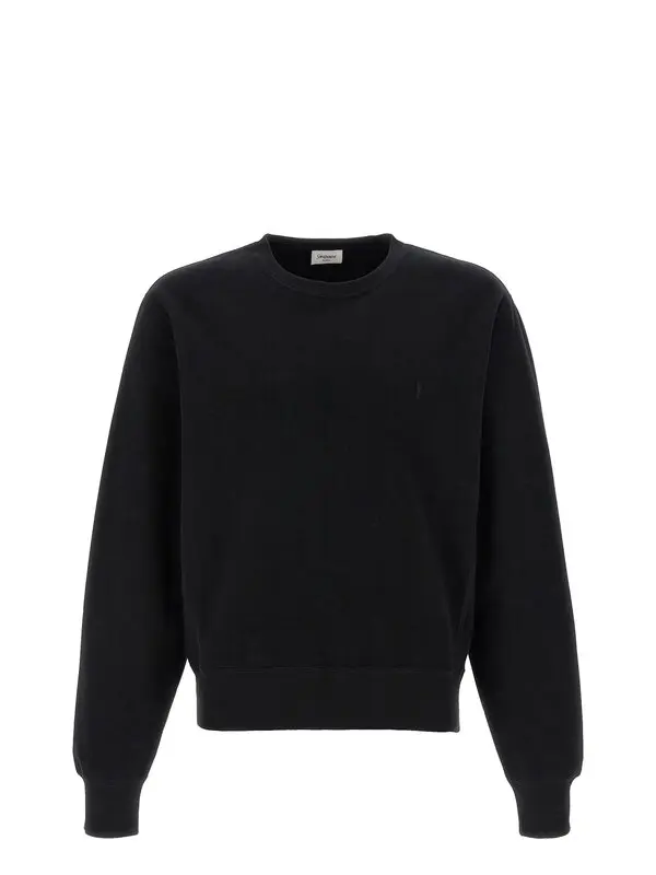 Saint Laurent Cassandre Sweatshirt - Black