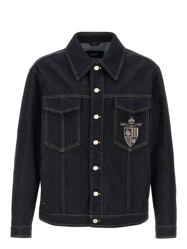 Fendi Crest Jacket - Blue