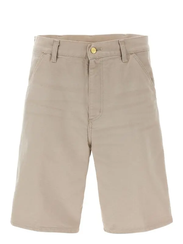 Carhartt Work In Progress Single Knee Bermuda Shorts - Beige