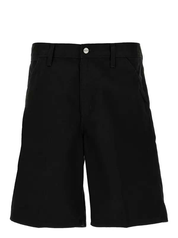 Carhartt Work In Progress Simple Bermuda Shorts - Black