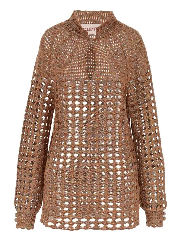 Valentino Garavani Openwork Sweater - Multi