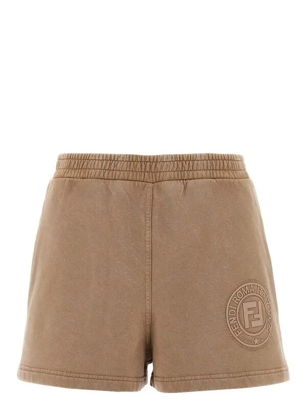 Fendi Roma Shorts - Brown