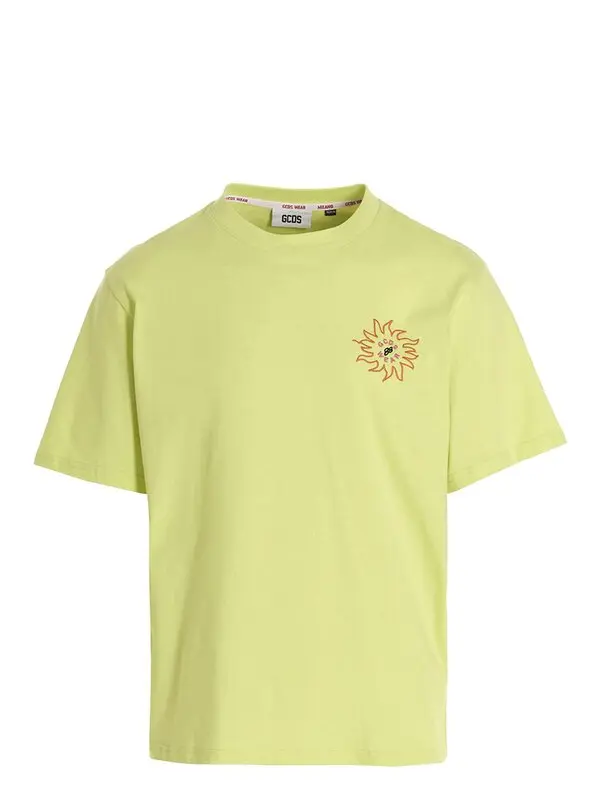 Gcds T-shirt 'surfing Weirdo - Green