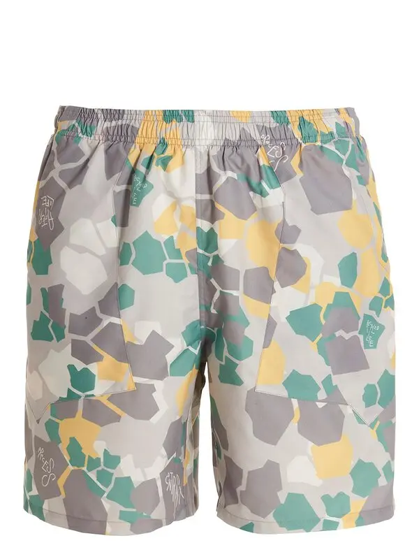OBJECTS IV LIFE Printed Beach Shorts - Multi