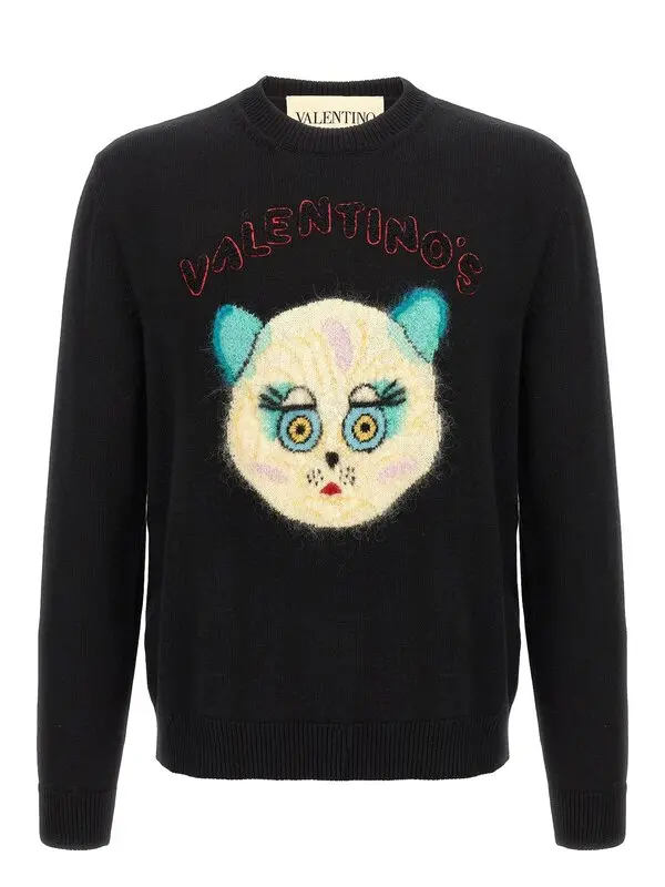 Valentino Garavani Le Chat De La Maison Sweater - Black