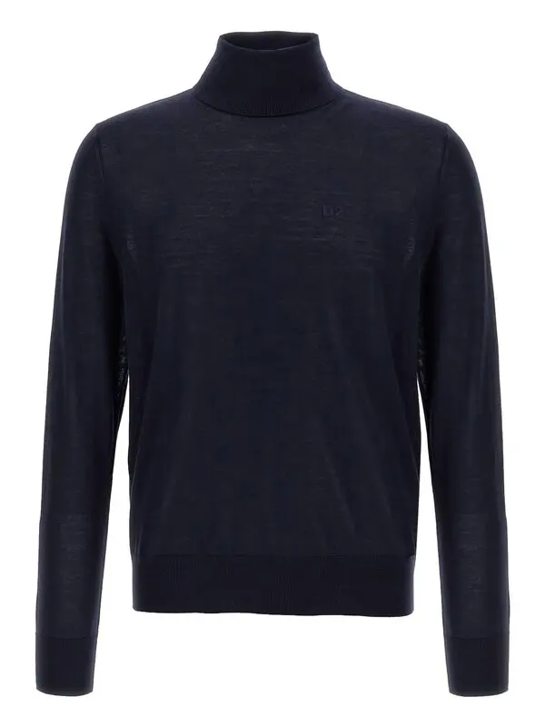 Dsquared2 Turtleneck Sweater - Blue
