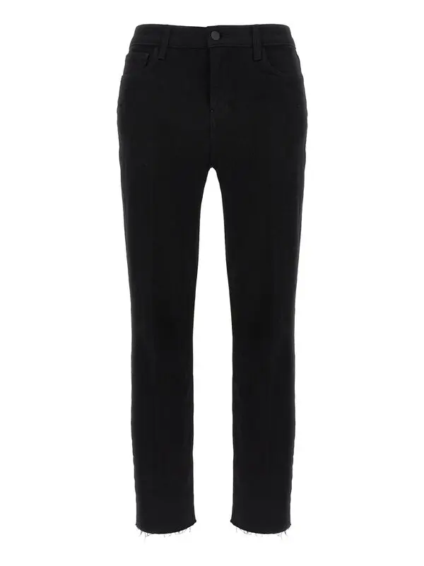 L'Agence Sada Crop Jeans - Black