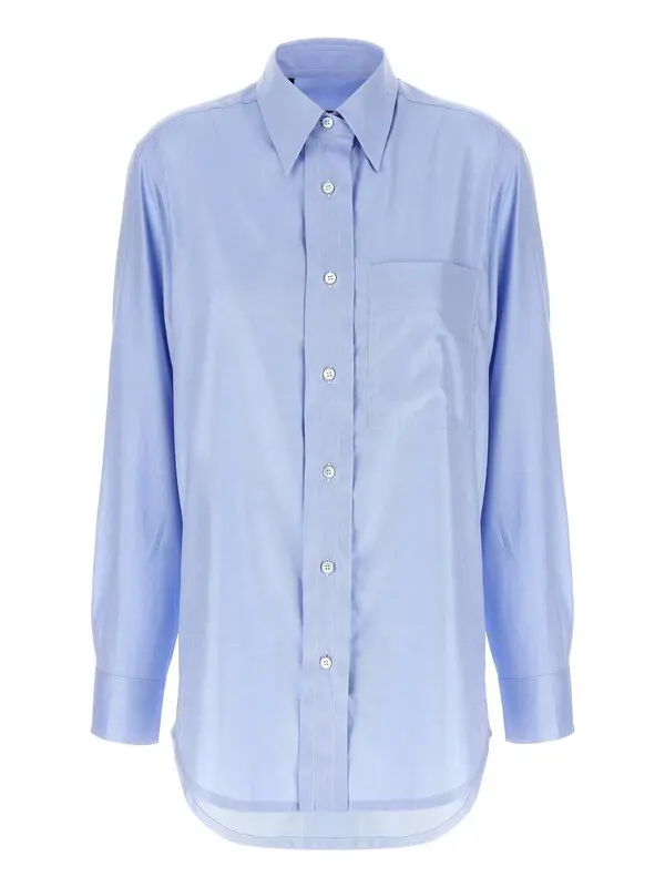 Brioni Sea Island Cotton Shirt - Light Blue