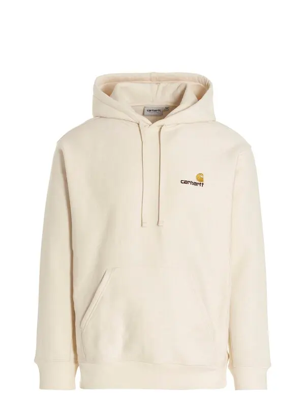 Carhartt Work In Progress American Script' Hoodie - Beige