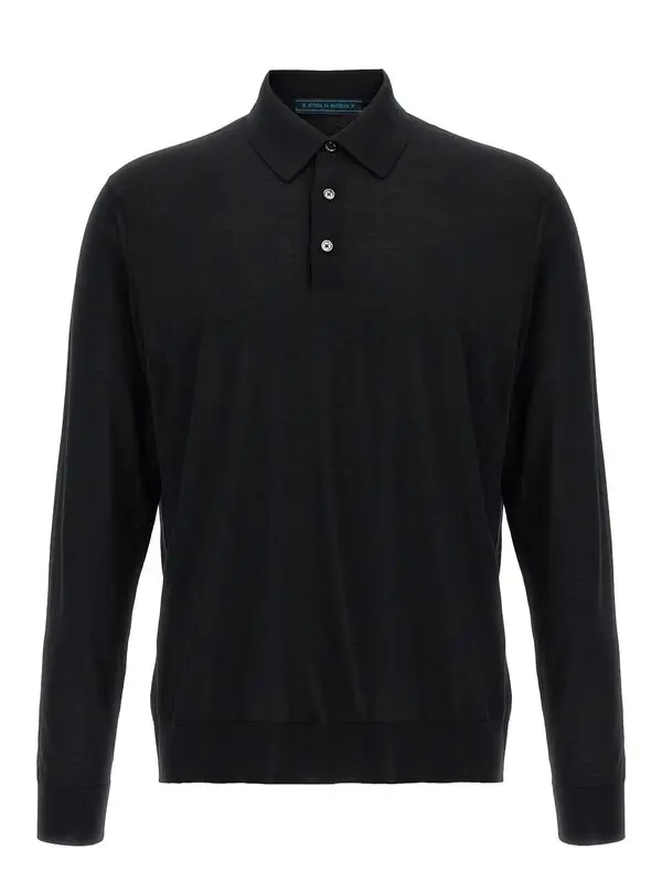 Kiton Ciro' Polo Shirt - Black