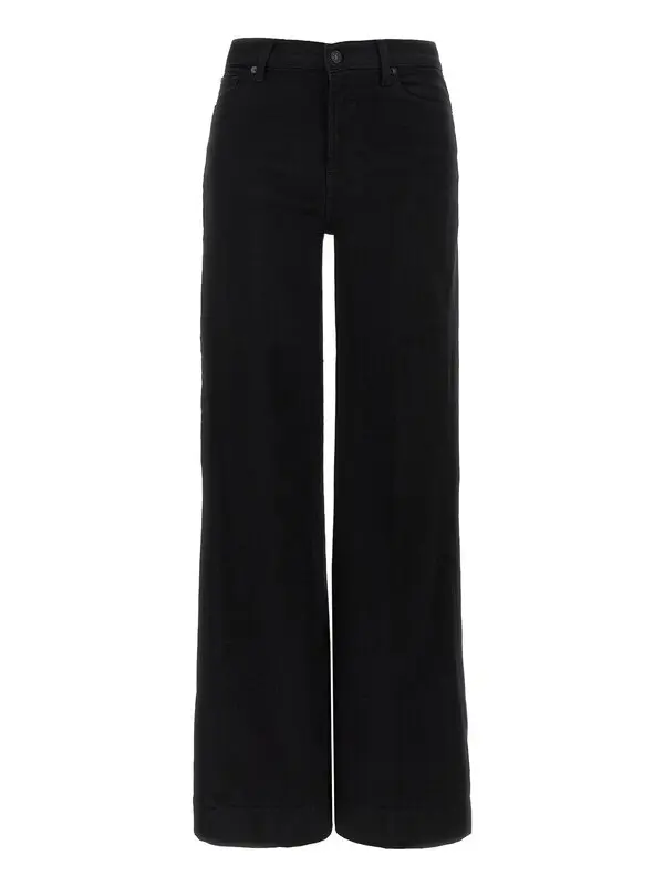7 For All Mankind Modern Dojo Heritage Cotton Denim Jeans - Black