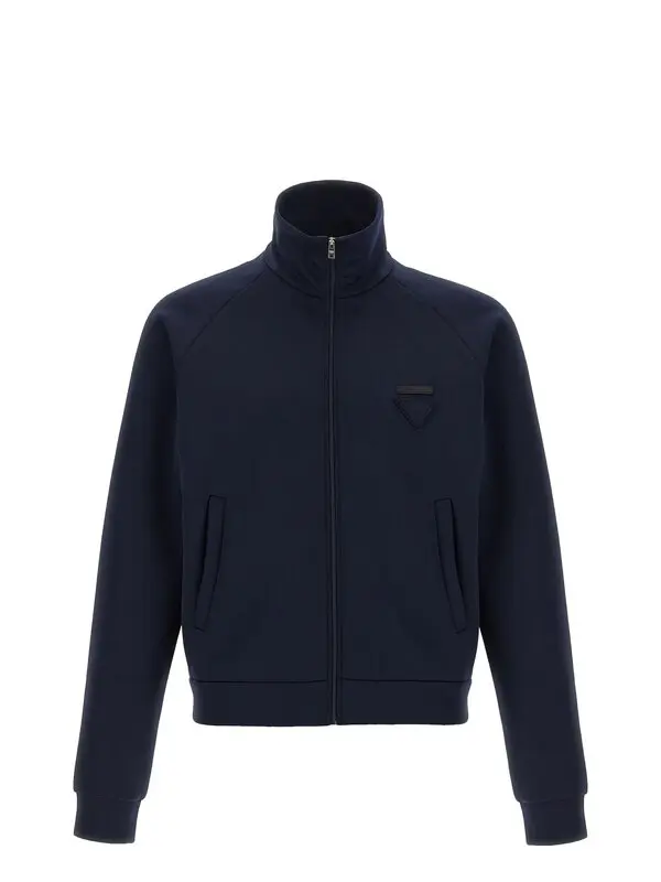 Prada Tech Fabric Sweatshirt - Blue
