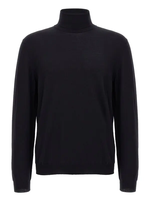 ZANONE Flexwool Turtleneck Sweater - Blue