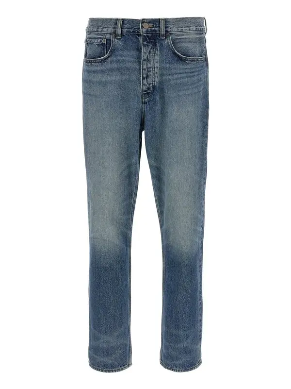 Fear Of God Stonewashed Cotton Denim Jeans - Blue