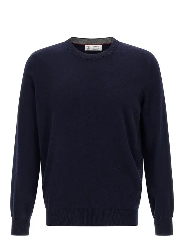 Brunello Cucinelli Cashmere Pullover - Blue